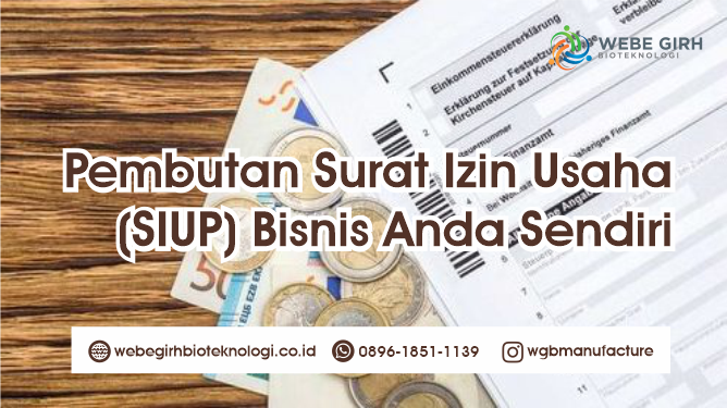 Cara Membuat Surat Izin Usaha (SIUP) Bisnis Minuman Serbuk Kekinian